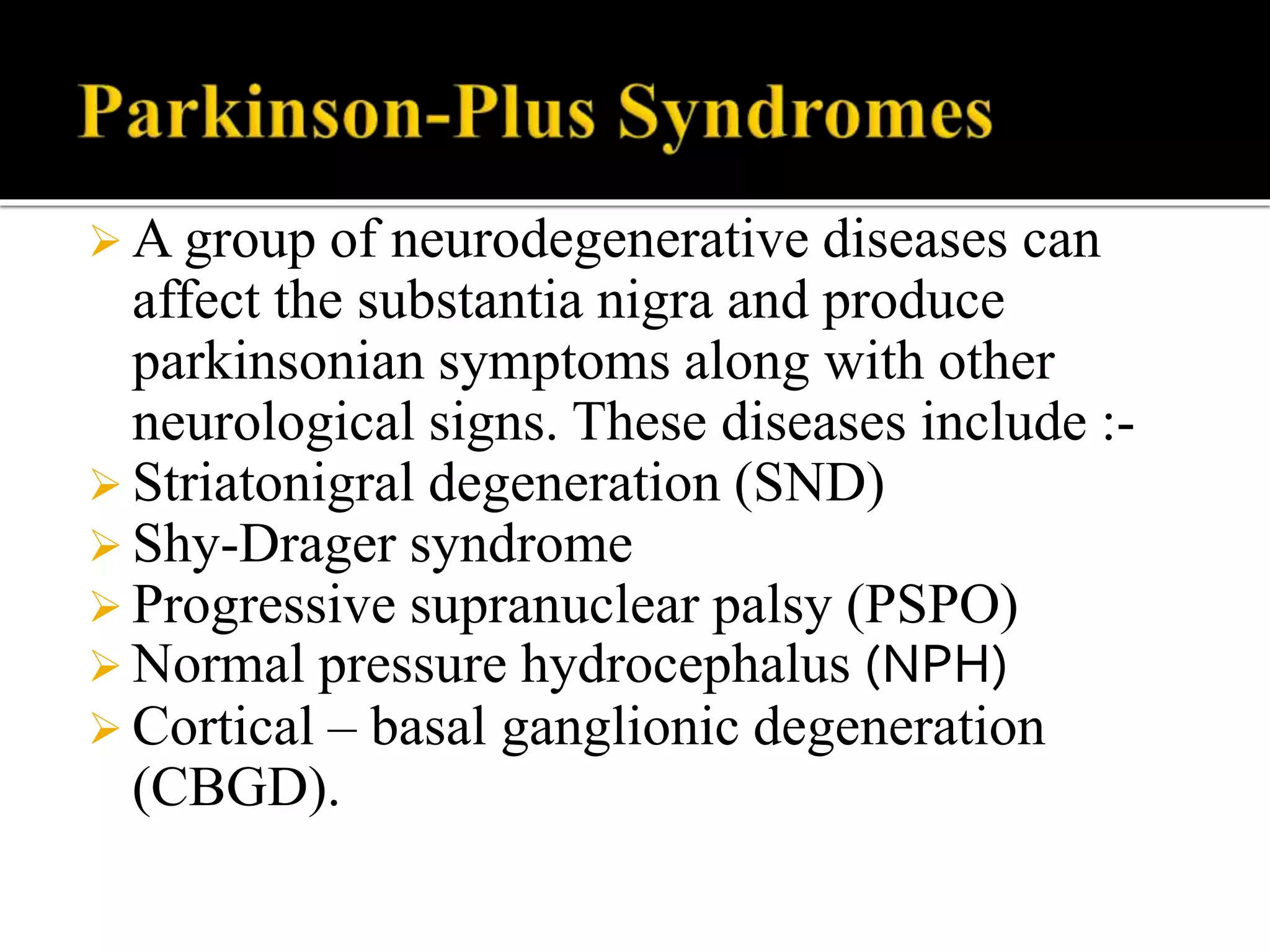 Parkinson's Disease & Physiotherapy Management | PPTX