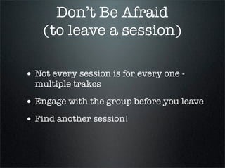 Emma's Guide to Great BarCamping | PDF