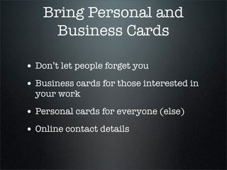 Emma's Guide to Great BarCamping | PDF