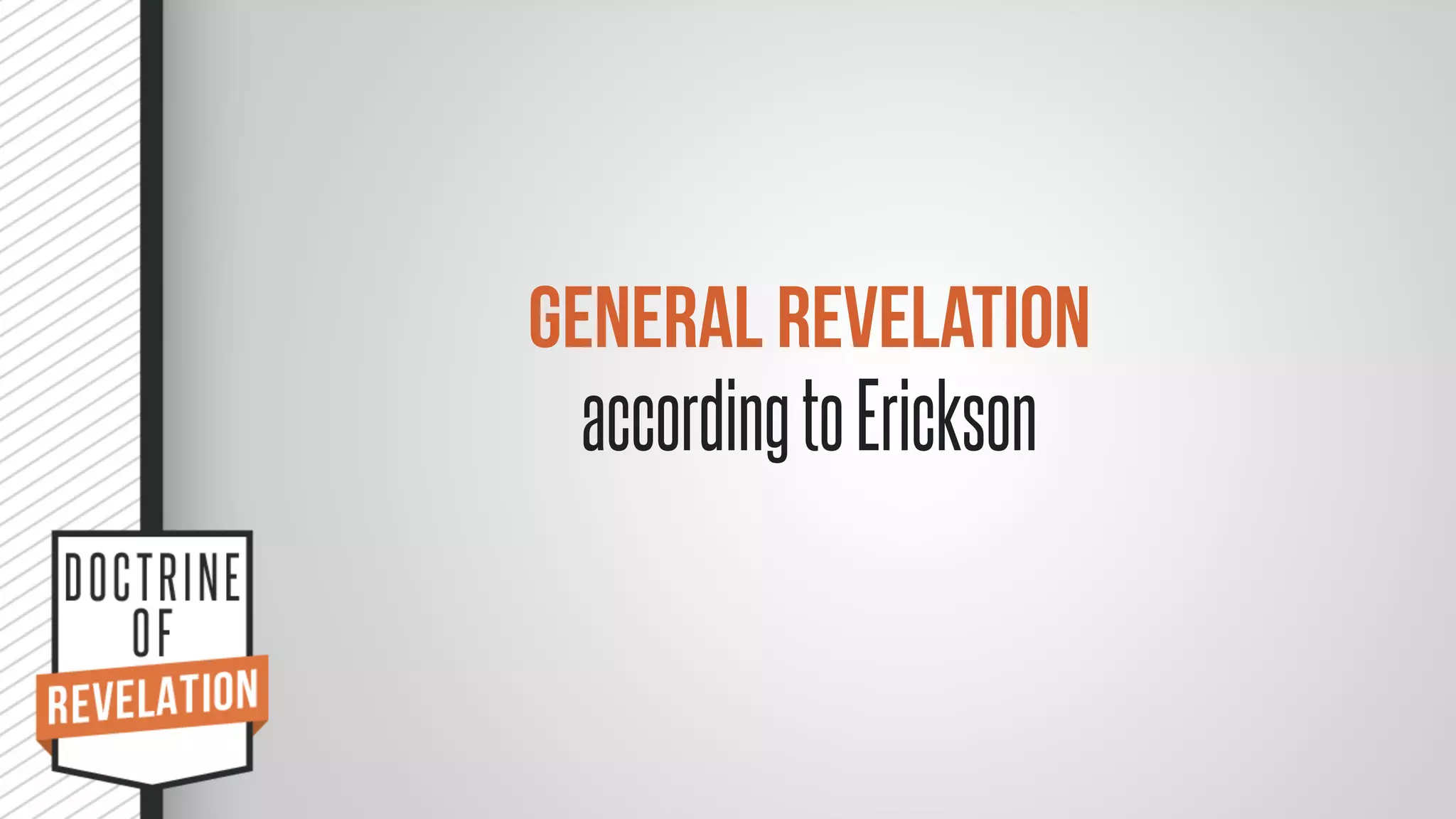 Doctrine of Revelation | PPT