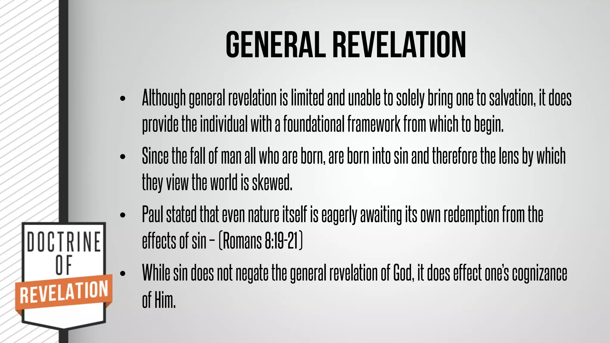 Doctrine of Revelation | PPT