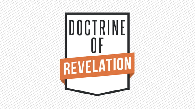 Doctrine of Revelation | PPT