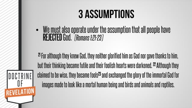Doctrine of Revelation | PPT