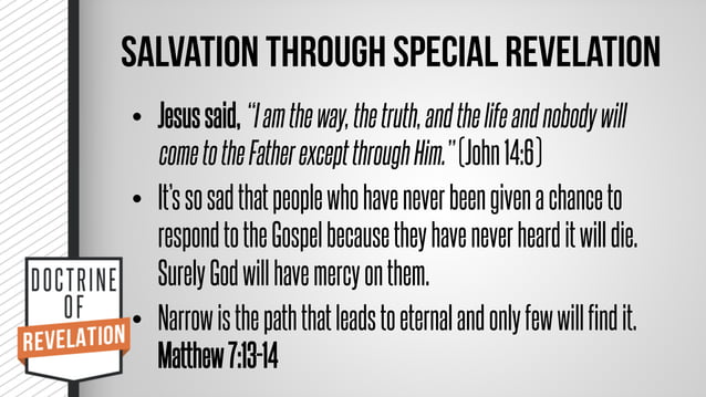 Doctrine of Revelation | PPT