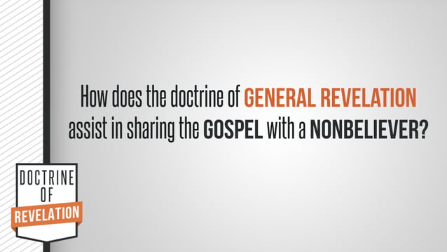 Doctrine of Revelation | PPT