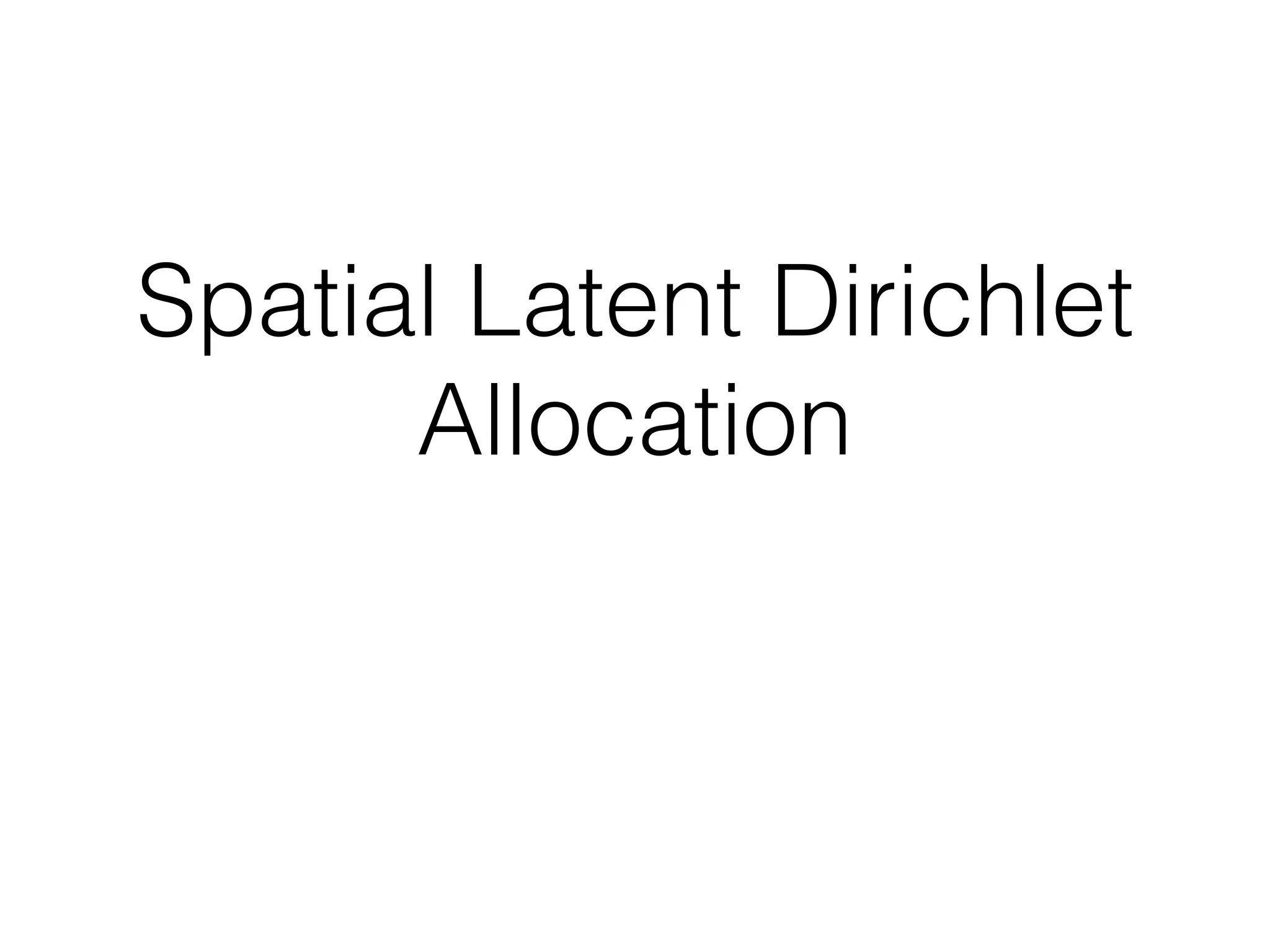 Spatial LDA | PDF