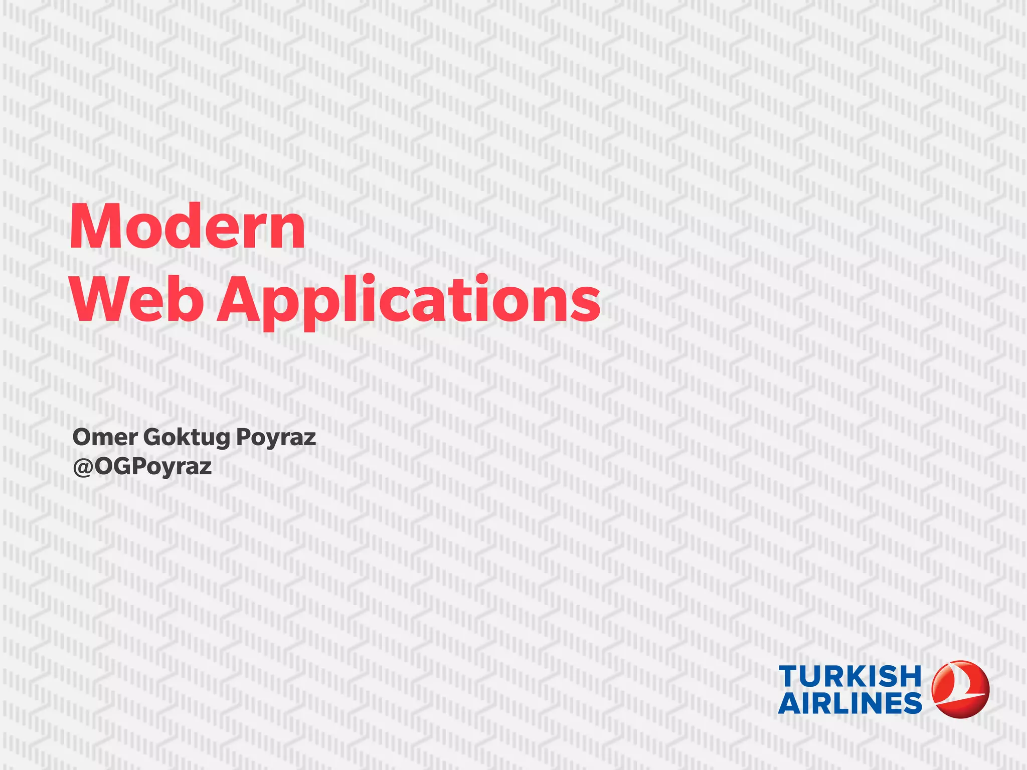Modern Web Applications | PPT