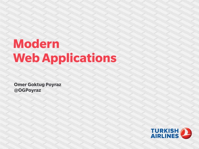 Modern Web Applications | PPT