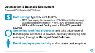 Optimization and Balance deployment for MPS | PPT