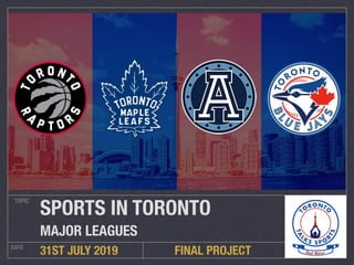 sport of Toronto | PDF