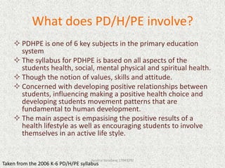 Powerpoint On pdhpe | PPT