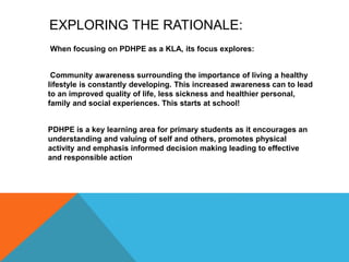 Presentation PDHPE | PPTX | Education