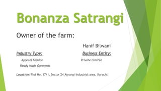 Presentation pd&it bonanza | PPTX