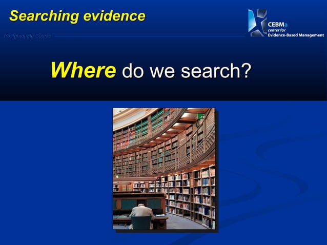 Evidence-Based Management: Three New Approaches to Teaching the ...