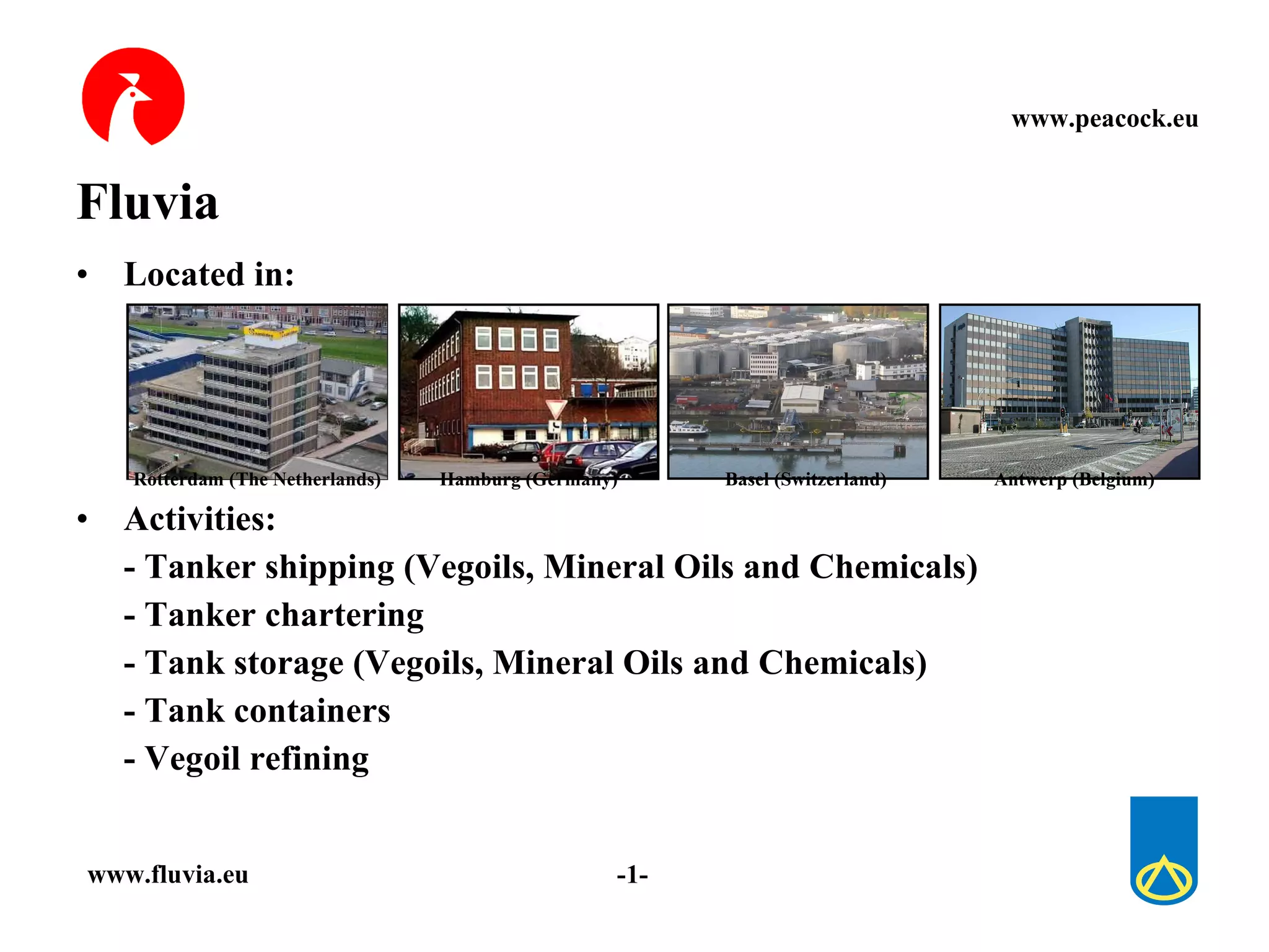 Peacock Container General Presentation | PPT