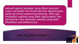Presentation Pengurusan Kewangan (KWSP, Perkeso, Insolvensi) | PPTX
