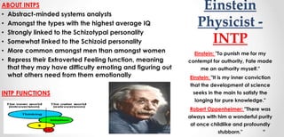 Presentation personality of celebrities MBTI | PPTX