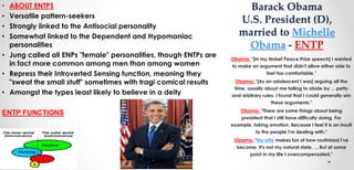 Presentation personality of celebrities MBTI | PPTX