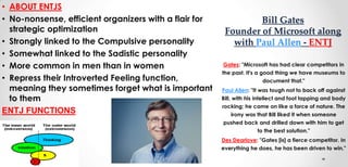 Presentation personality of celebrities MBTI | PPT