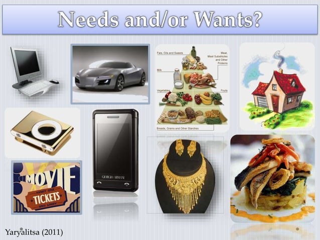 Basic Needs and Wants: Grade 7 EMS | PPTX