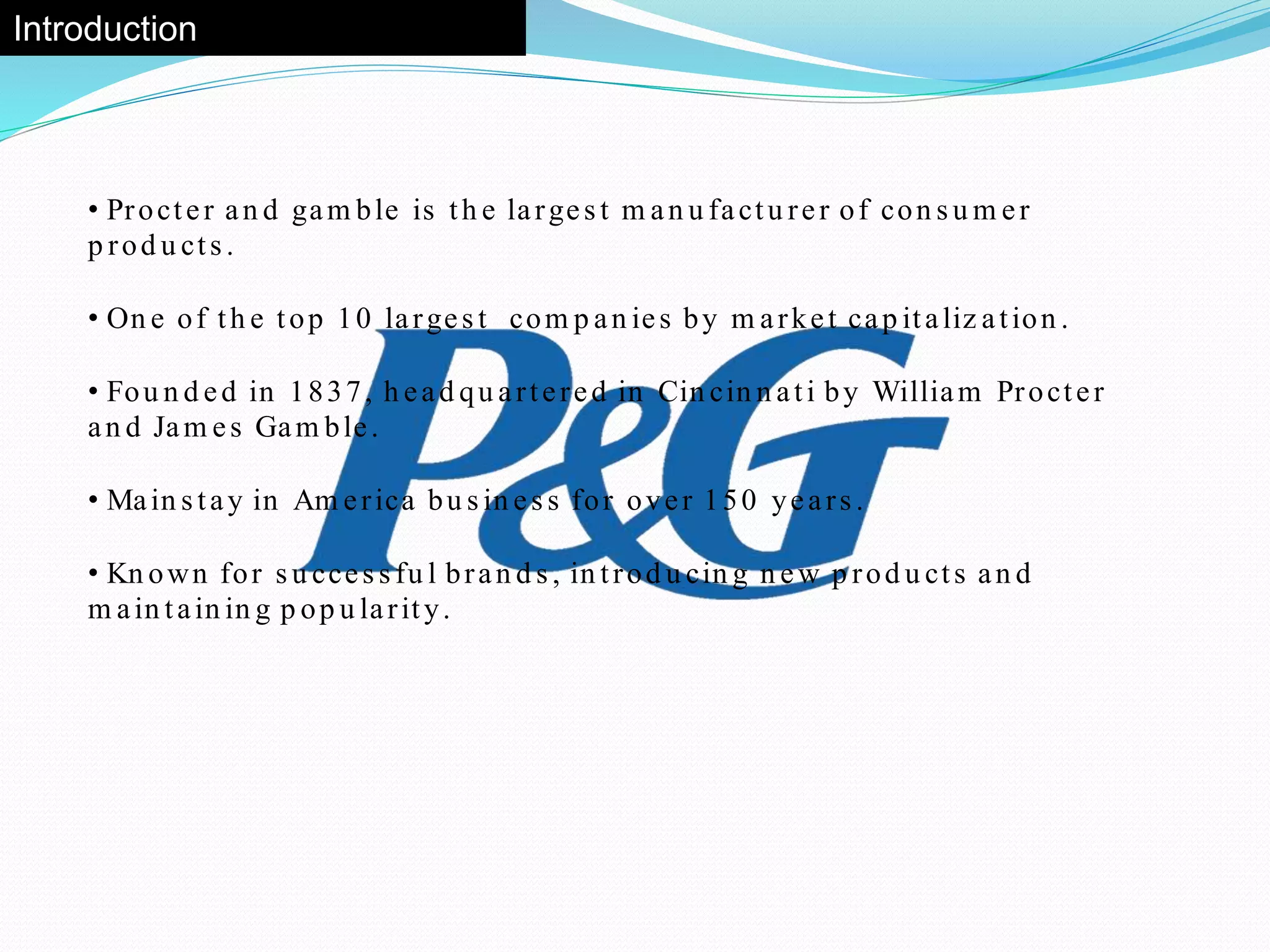 Presentation Procter & Gamble | PPT