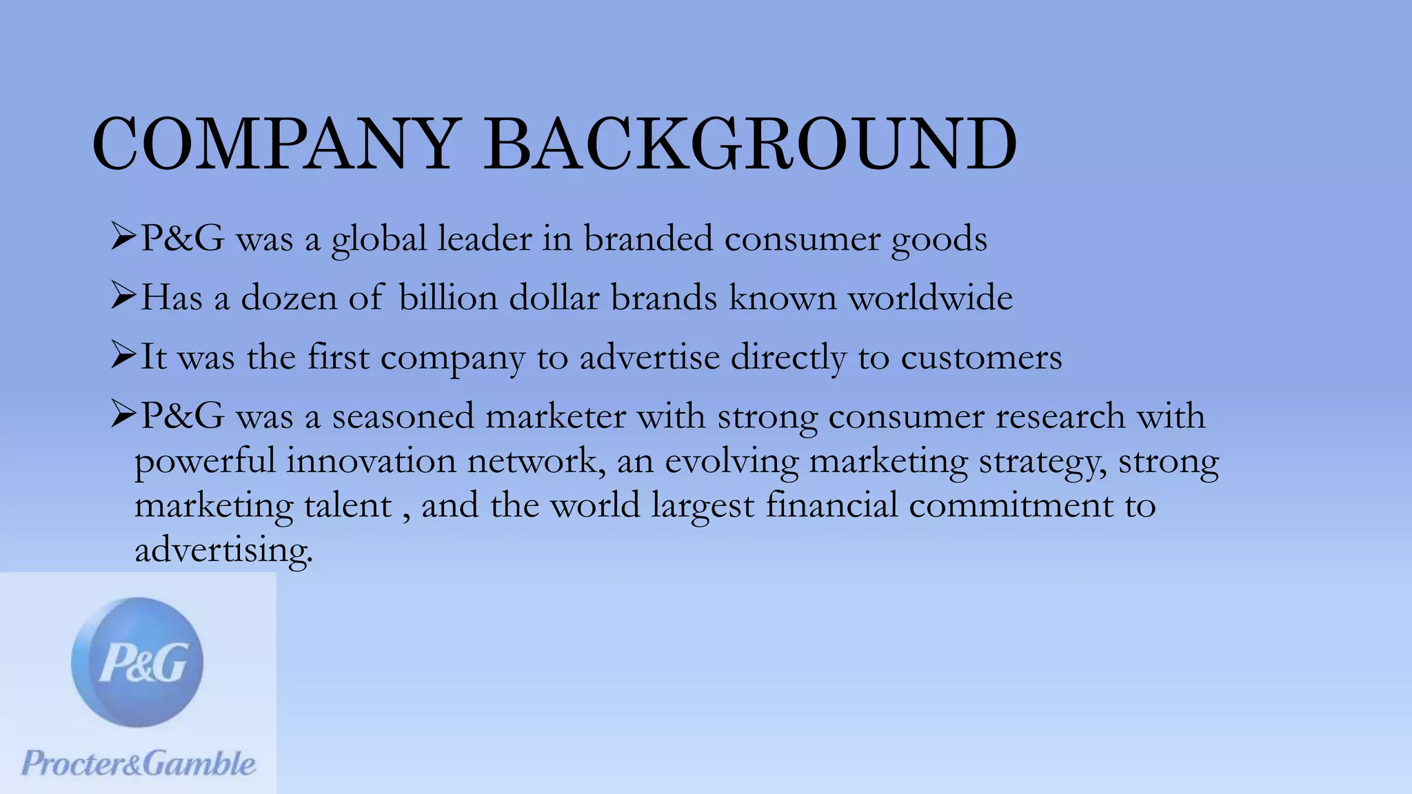 Presentation p&g marketing capabilities | PPTX | Advertising Industry | Industries