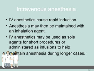 anesthesia (pharmacology) | PPT