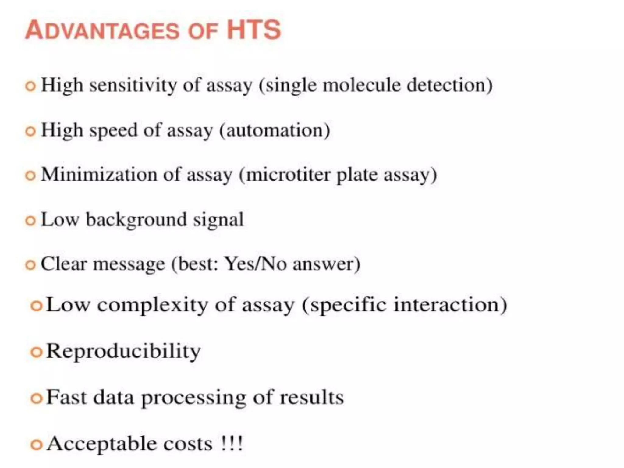 HIGH THROUGHPUT SCREENING Technology | PPTX