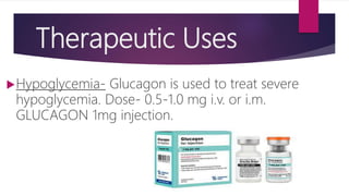 Pharmacology of Glucagon | PPTX