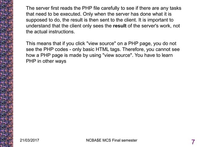 Presentation php | PPT