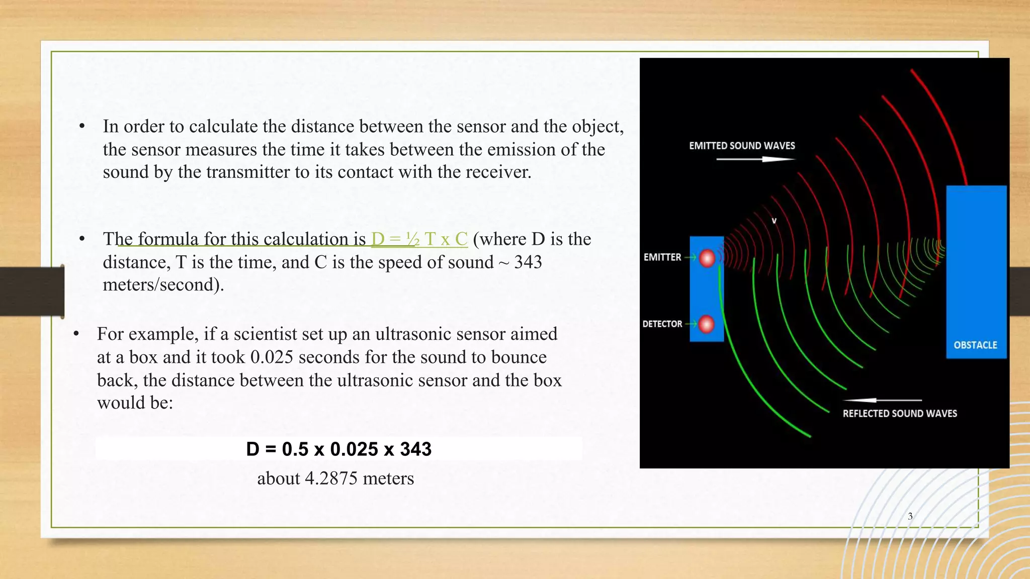Ultrasonic sensors | PPTX