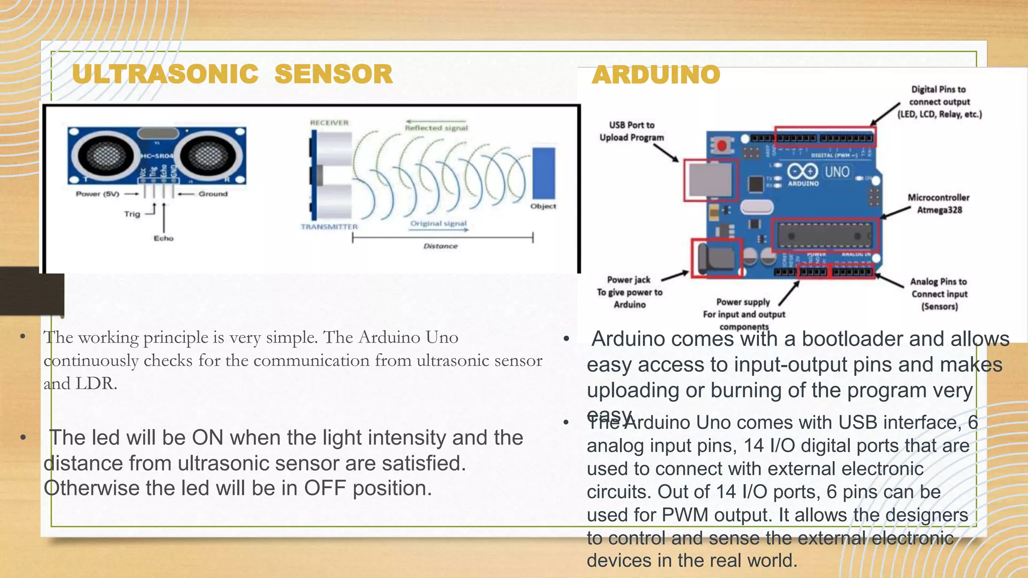 Ultrasonic sensors | PPTX