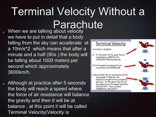 Final Presentation Physics 121- Parachute. | PPTX