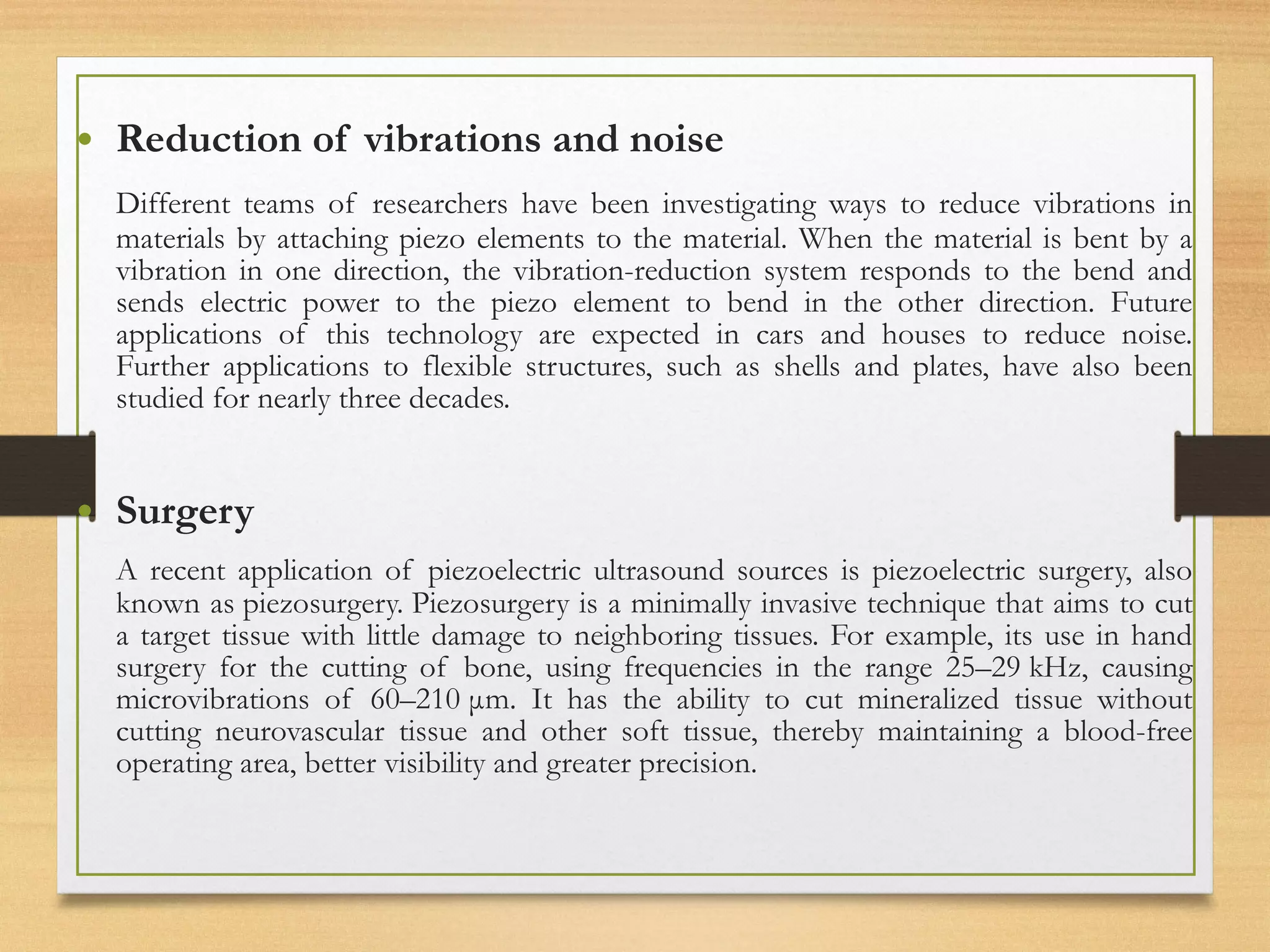 Presentation of piezoelectricity | PPT