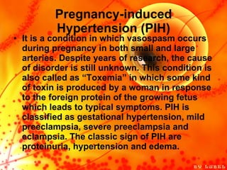 Presentation PRENANCY INDUCED HYPERTENSION | PPT