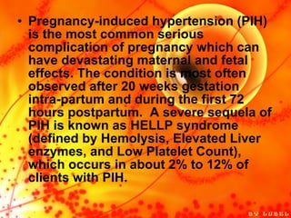Presentation PRENANCY INDUCED HYPERTENSION | PPT
