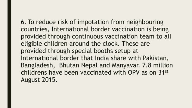 Presentation on pulse polio program pihu.pptx | Infectious Diseases ...