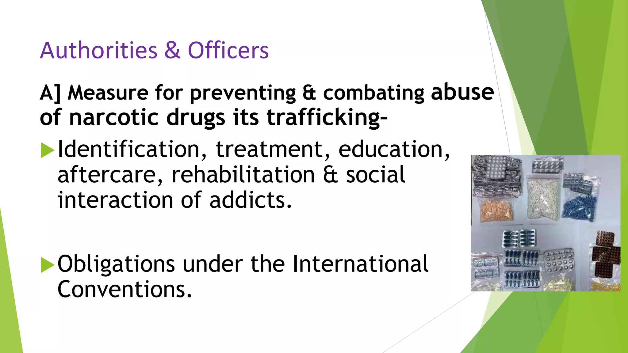 Narcotics Control Bureau, Authorities & Officers | PPTX