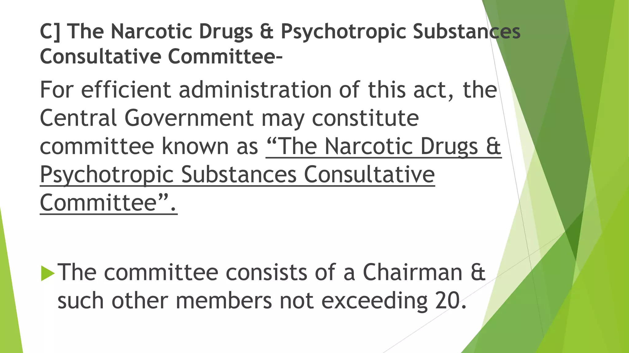 Narcotics Control Bureau, Authorities & Officers | PPTX