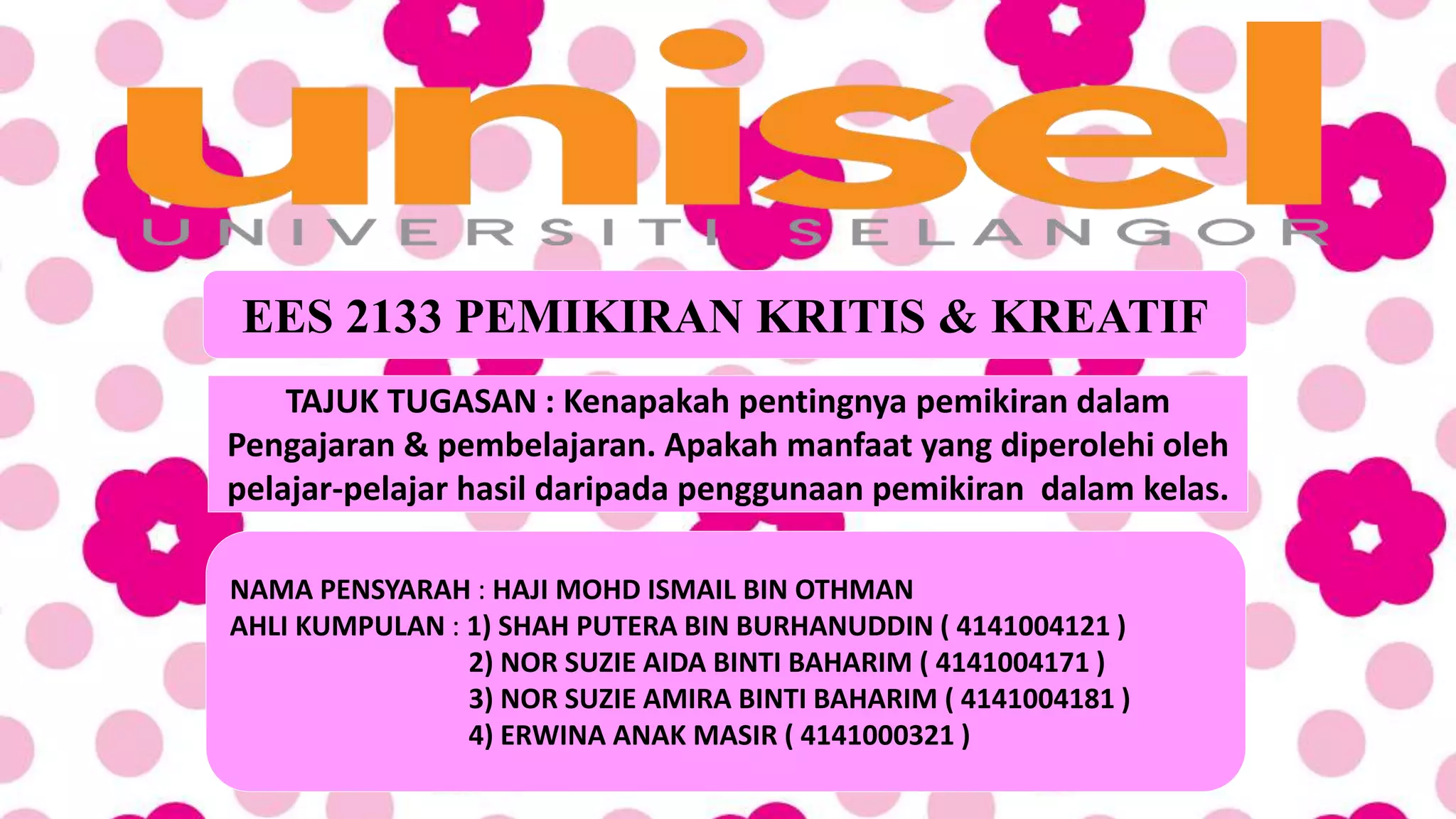 pemikiran kritis dan kreatif | PPTX