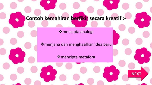 pemikiran kritis dan kreatif | PPTX