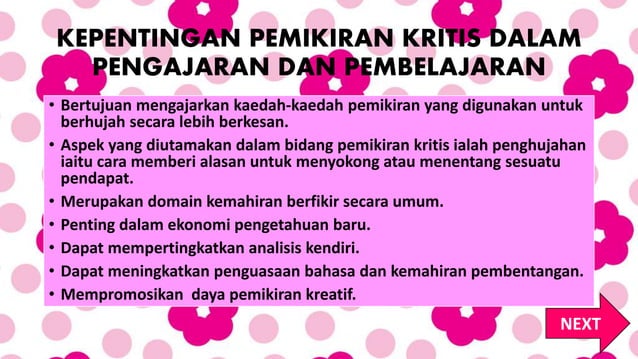 pemikiran kritis dan kreatif | PPTX