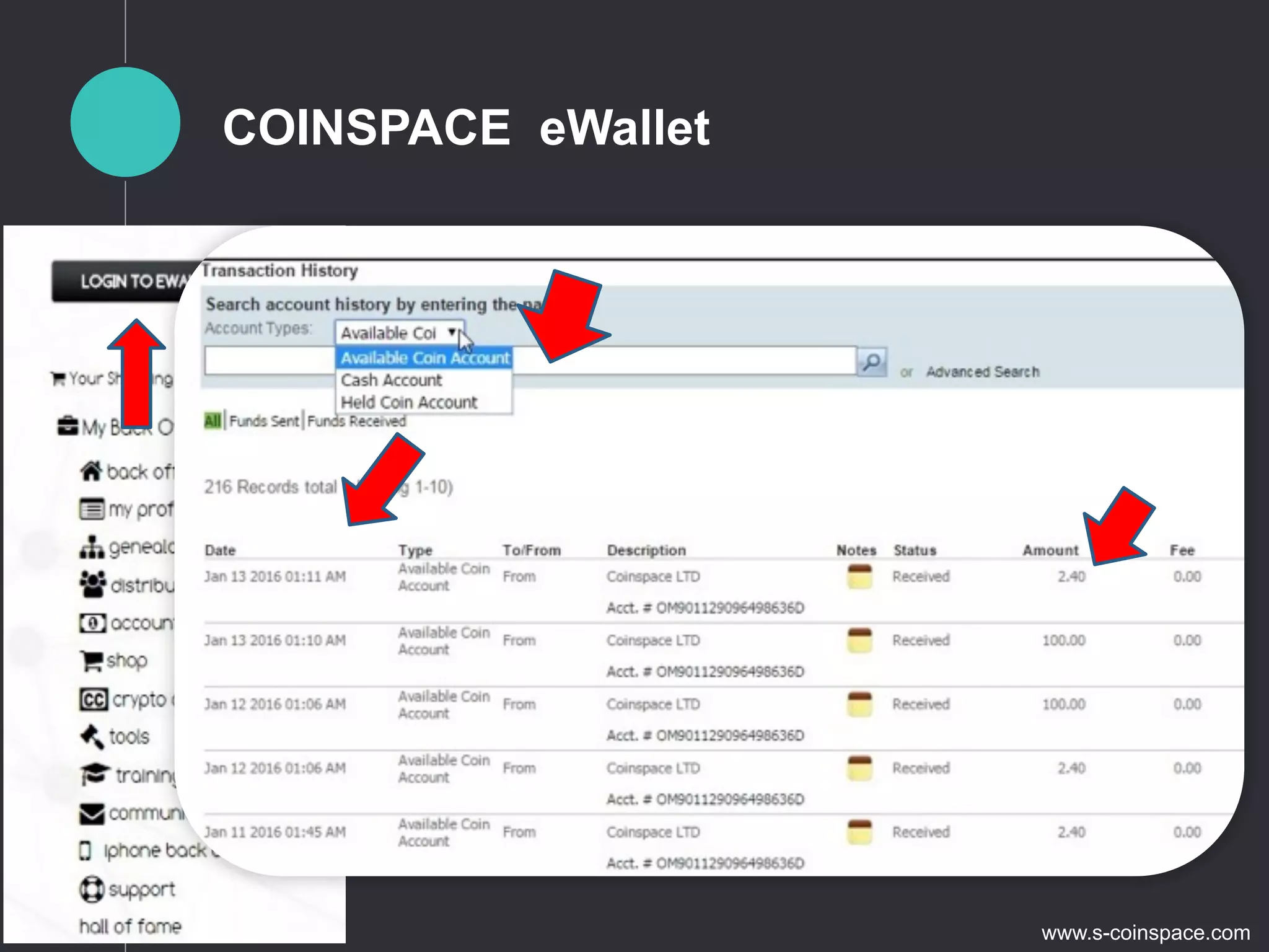 COINSPACE Presentation plan | PPT