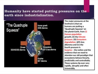 Transgression of Planetary Boundaries - Earth system processes. | PPTX