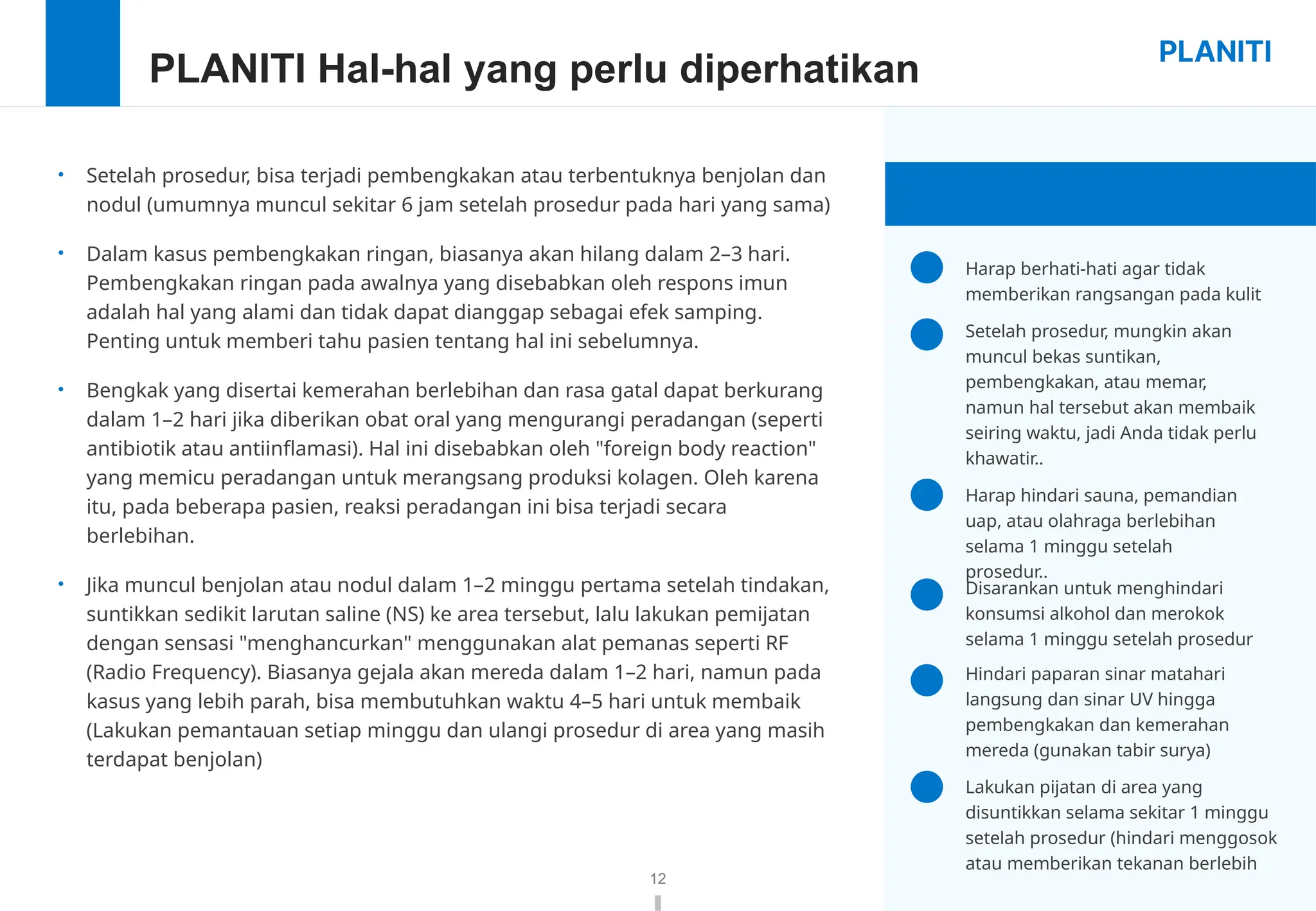 Presentation PLANITI For Stimulating Collagen | PPTX