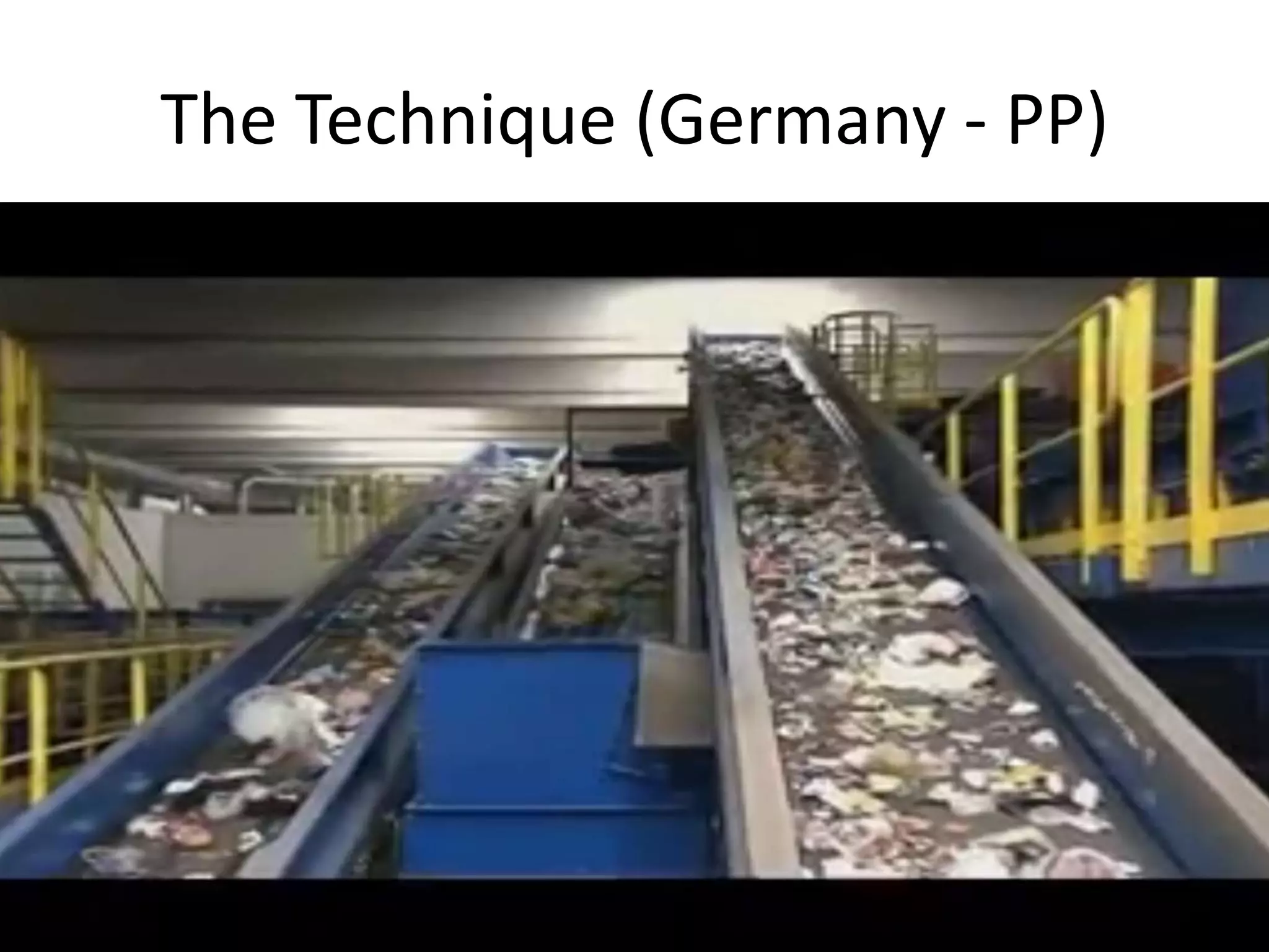 The recycling of plastic materials in community waste in Europe - The ...