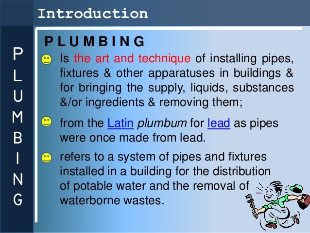 Presentation plumbing