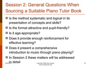 Poco Piano For Young Children Series: A Preview | PPS