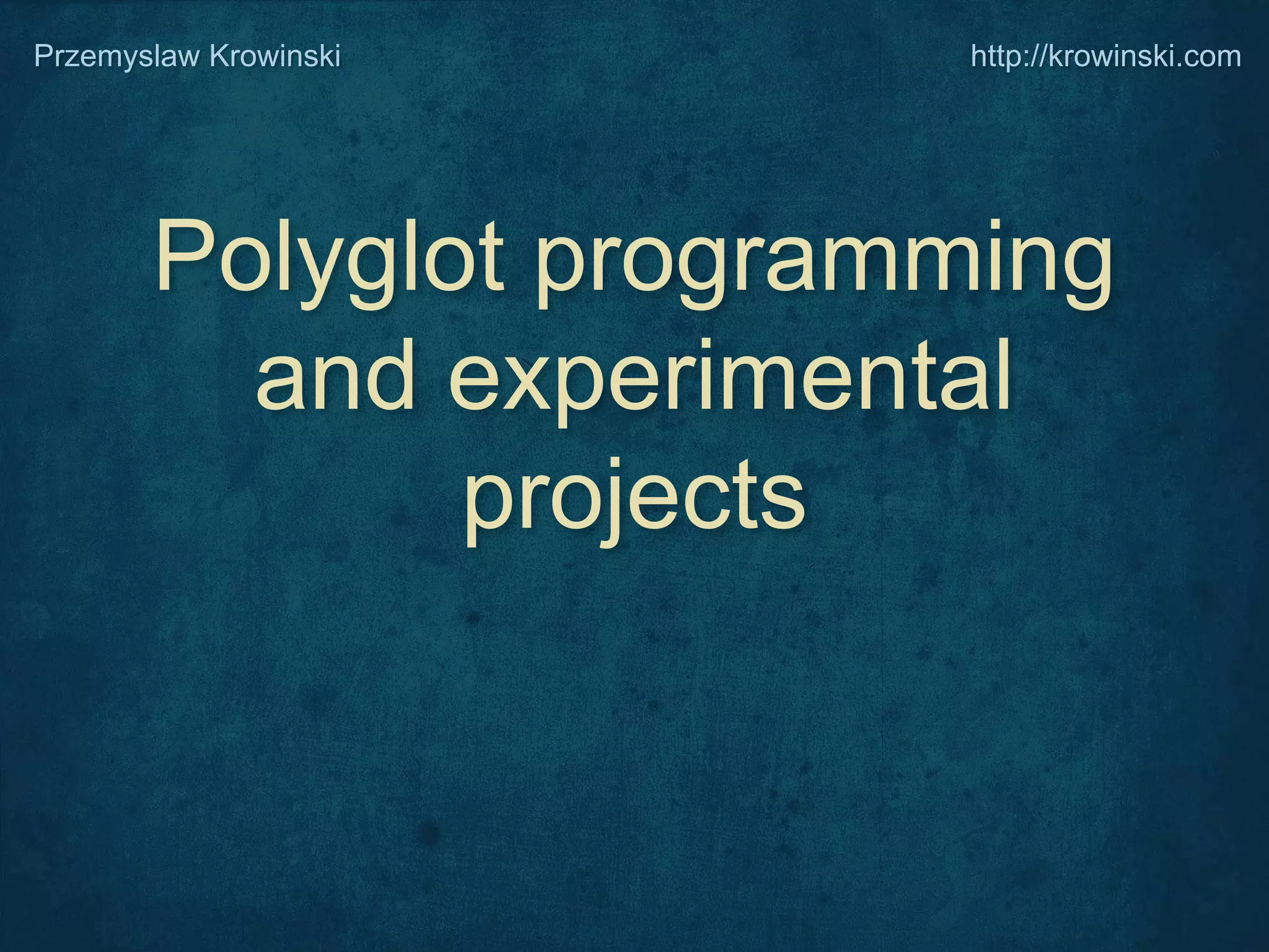Presentation polyconf | PPT