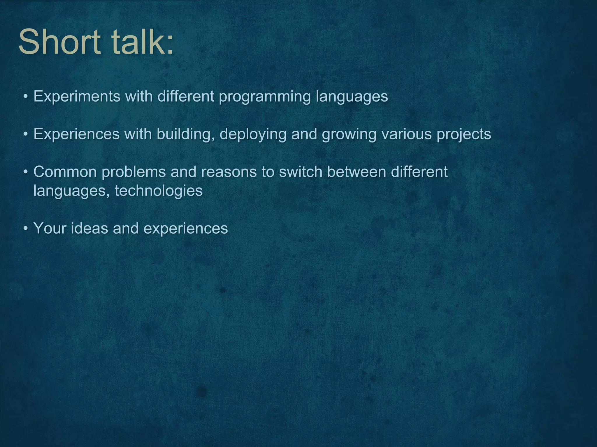 Presentation polyconf | PPT